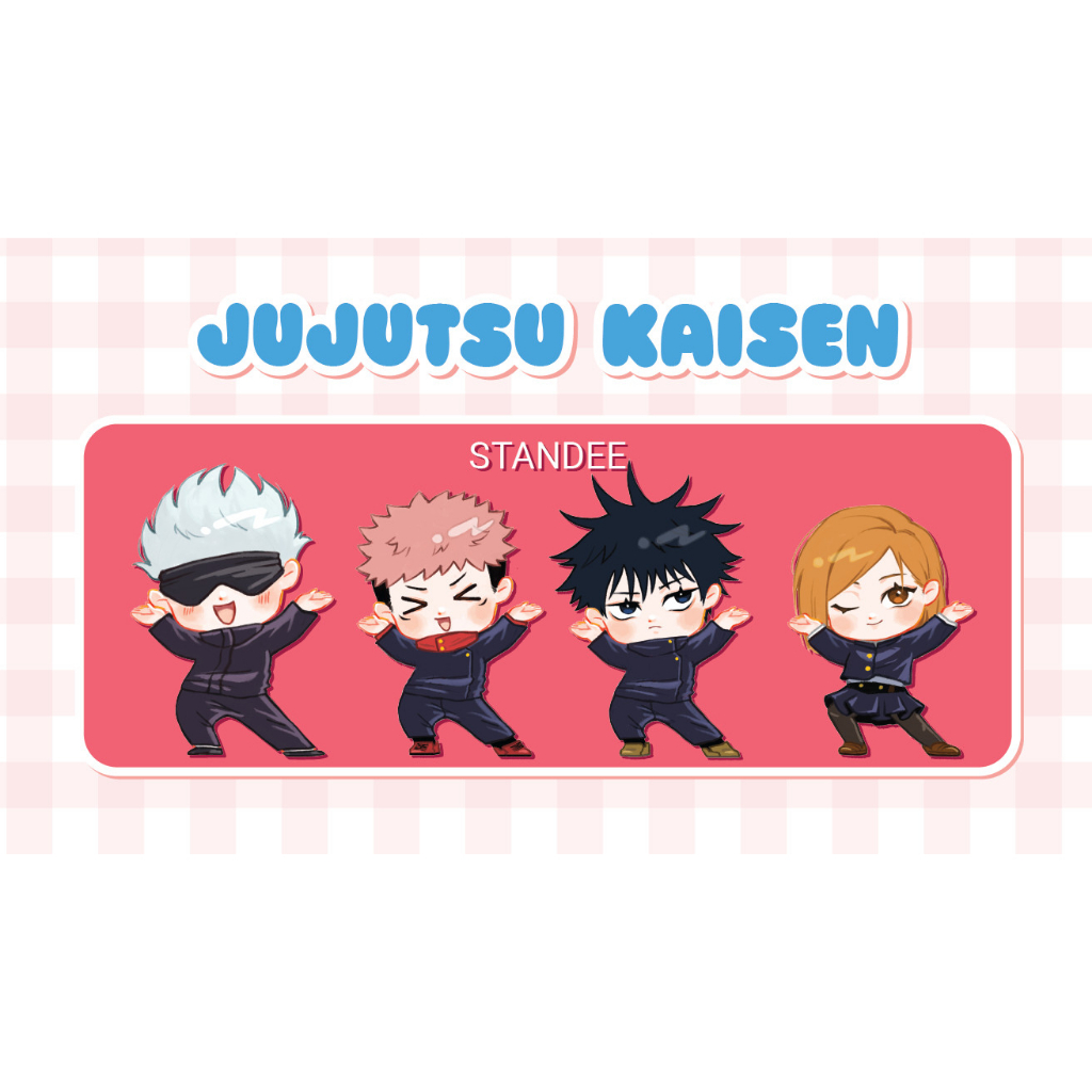 [EXCLUSIVE] Standee JUJUTSU KAISEN CUTE CHIBI WAR MAGIC | Shopee ...