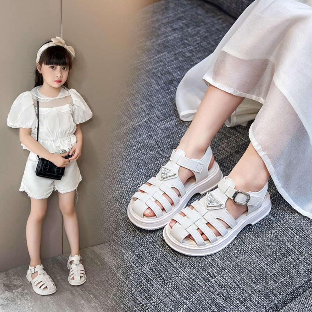 Girls' sandals, girls' school sandals, lightweight, comfortable, anti ...