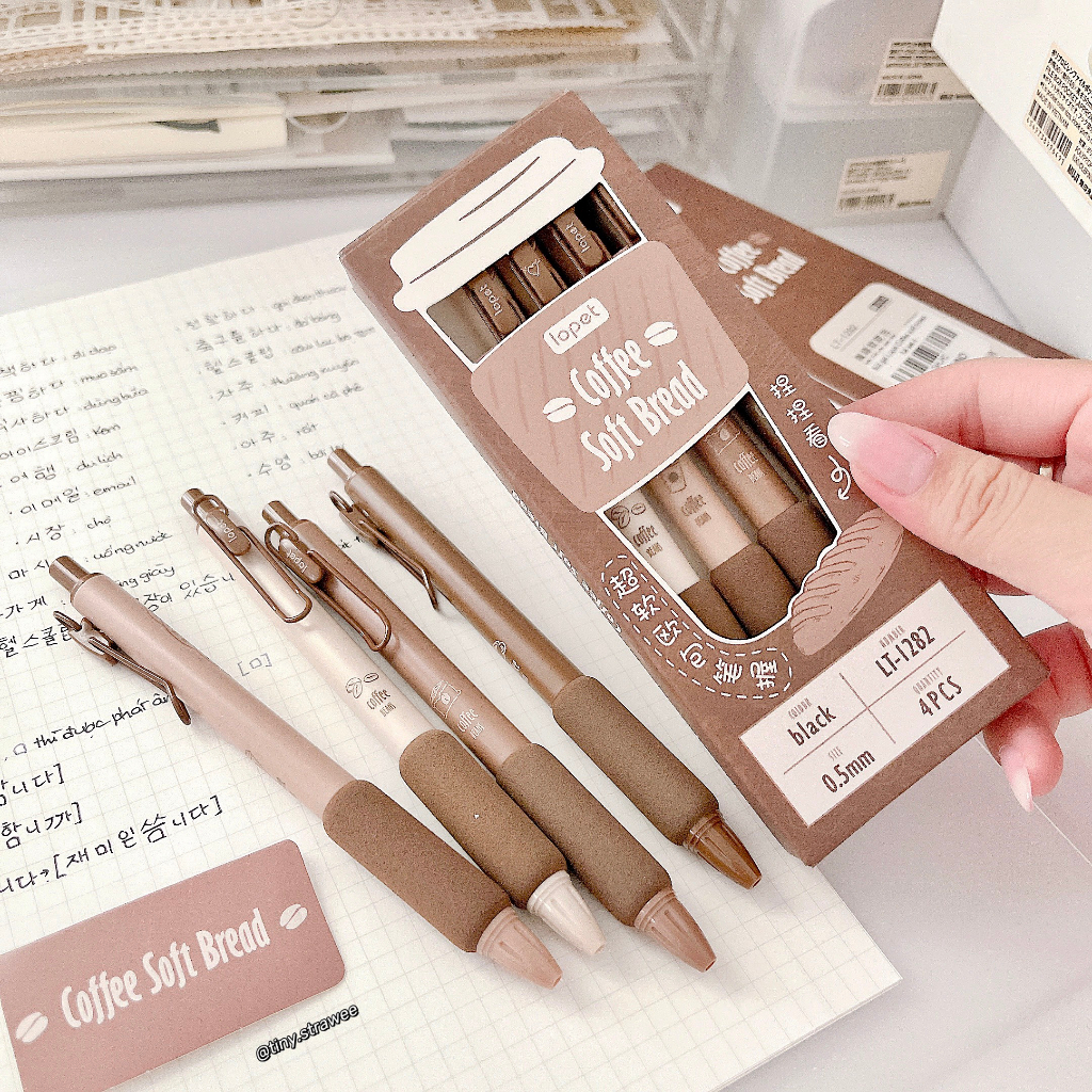 Lopet Coffee soft bread gel pen nib 0.5 | Shopee Philippines