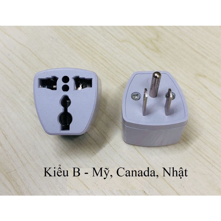 3-pin or 2-Pin to b-type Conversion Power Plug from America, Japan ...