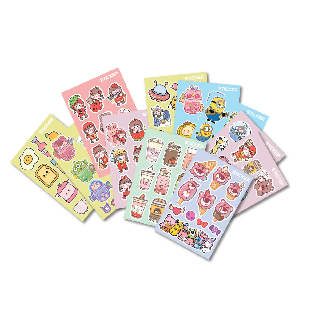 Sticker A6 Sheets, Decal Paper Stickers, Waterproof Decals for ...