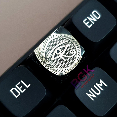 Artisan Horus Eye Keycap Silver Egyptian God Horus Eye, SA profile ...