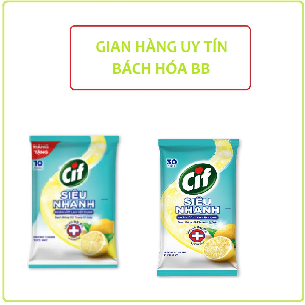 Cif Wet Wipes Kitchen - Versatile Ultra-Fast Wipes Clean In Just 10 ...