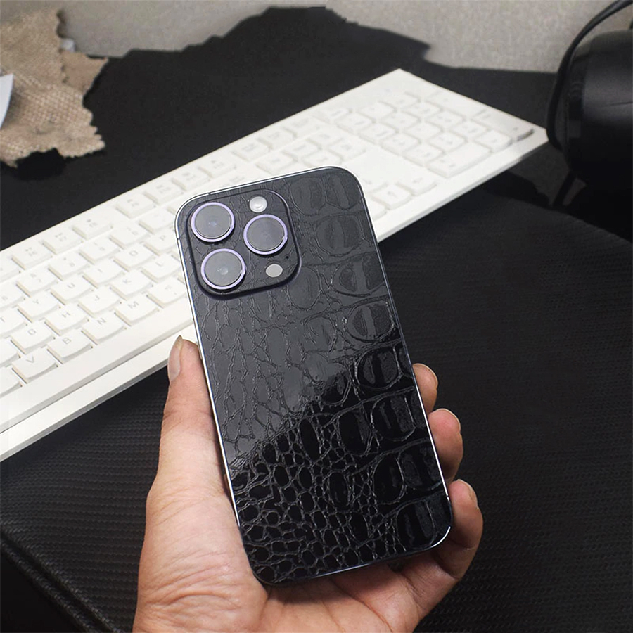 Crocodile skin sticker for iphone 16 pro max 15 pro max 14 pro max 13 ...