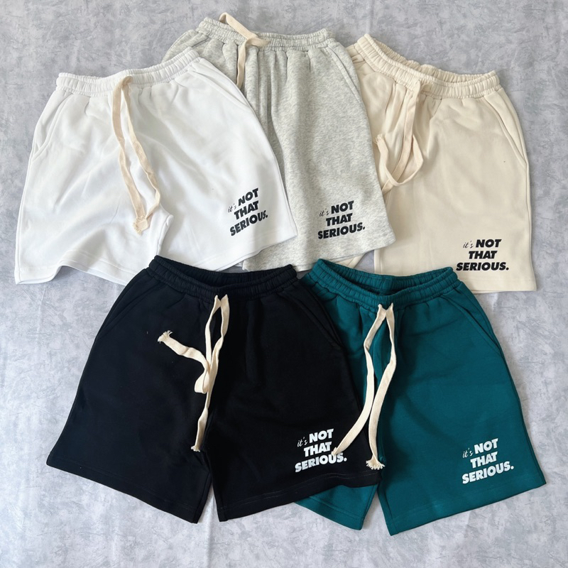 Men's And Women'S Felt Shorts, NOT THAT SERIUOS Letters, size Ml ...