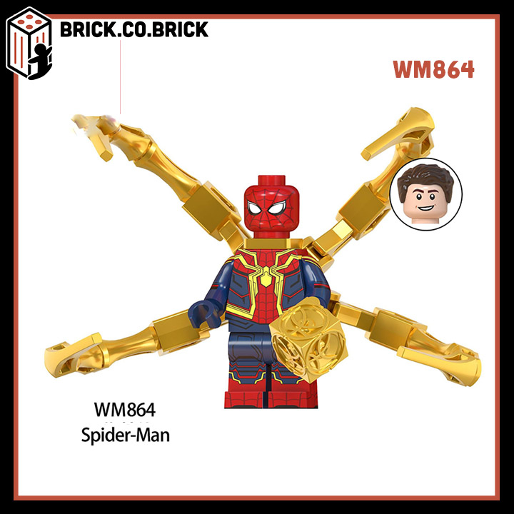 Super Hero Spider-Man Superhero Model Assembly Toy WM864 | Shopee ...