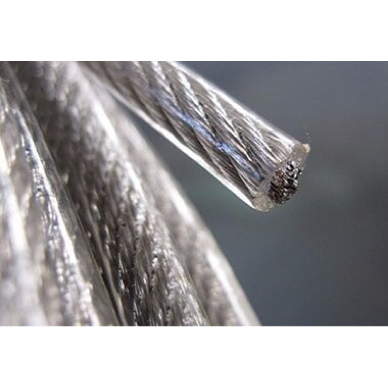 Plastic-coated cable, 4mm, 5mm, 6mm plastic-coated steel cable | Shopee ...