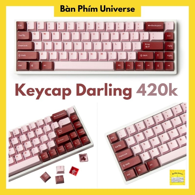 Darling GMK Clone Keycap - PBT Doubleshot 126 buttons for mechanical ...