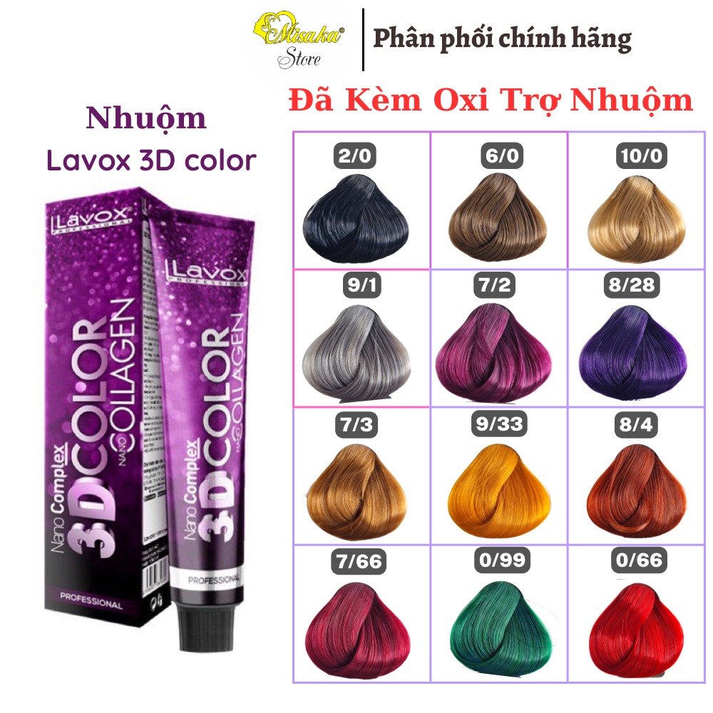 Lavox 3D Nano Collagen Dye [Ox Included] full color. | Shopee Philippines