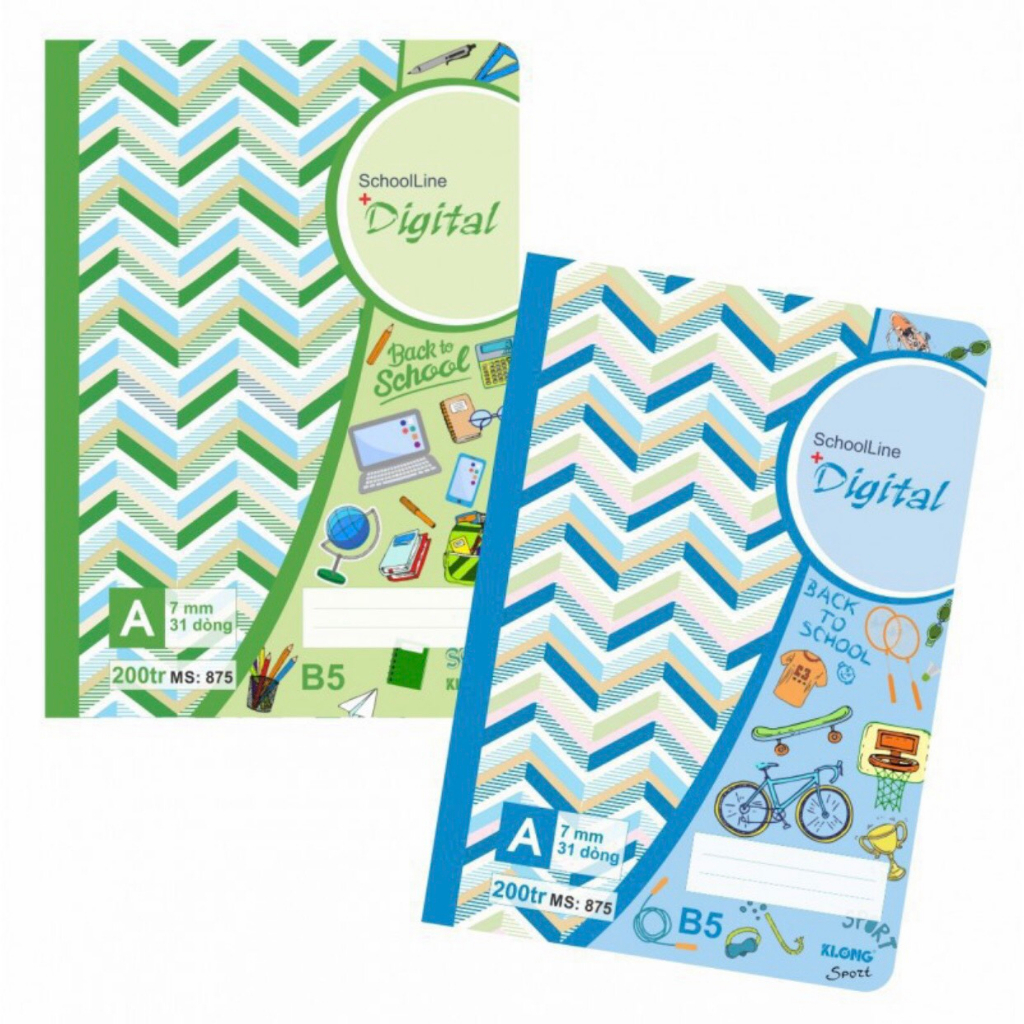 Klong Digital A Horizontal Notebook - MS: 875 (200 Pages) | Shopee ...