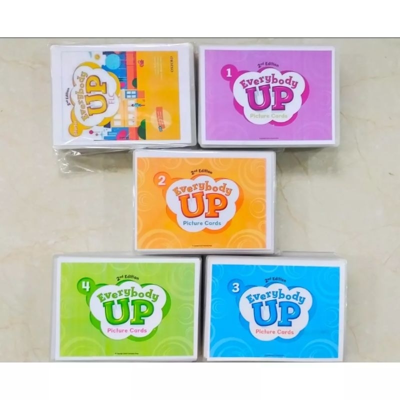 Photo cards - FLASHCARD Everybody Up 1,2,3,4,5 and Starter Laminated ...