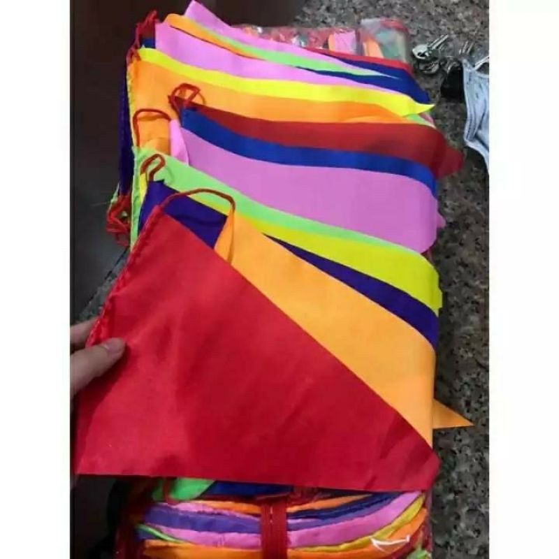 - 50 METERS - String flags, Five-colored flags, Bunting flags, Festival ...