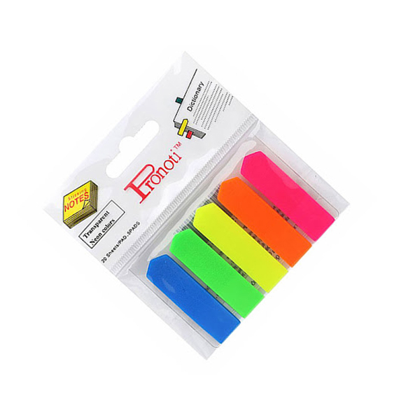 Pronoti ARROW 5-COLOR PLASTIC NOTE PAPER - MULTI-COLOR NOTE PAPER USED ...