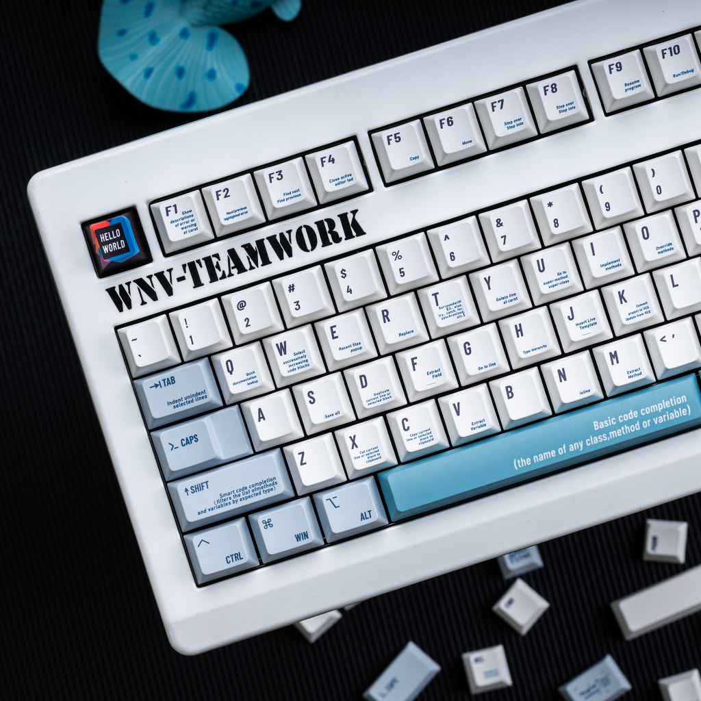 Hello World Keycap | Code 404 | 131 mechanical keyboard buttons THICK ...