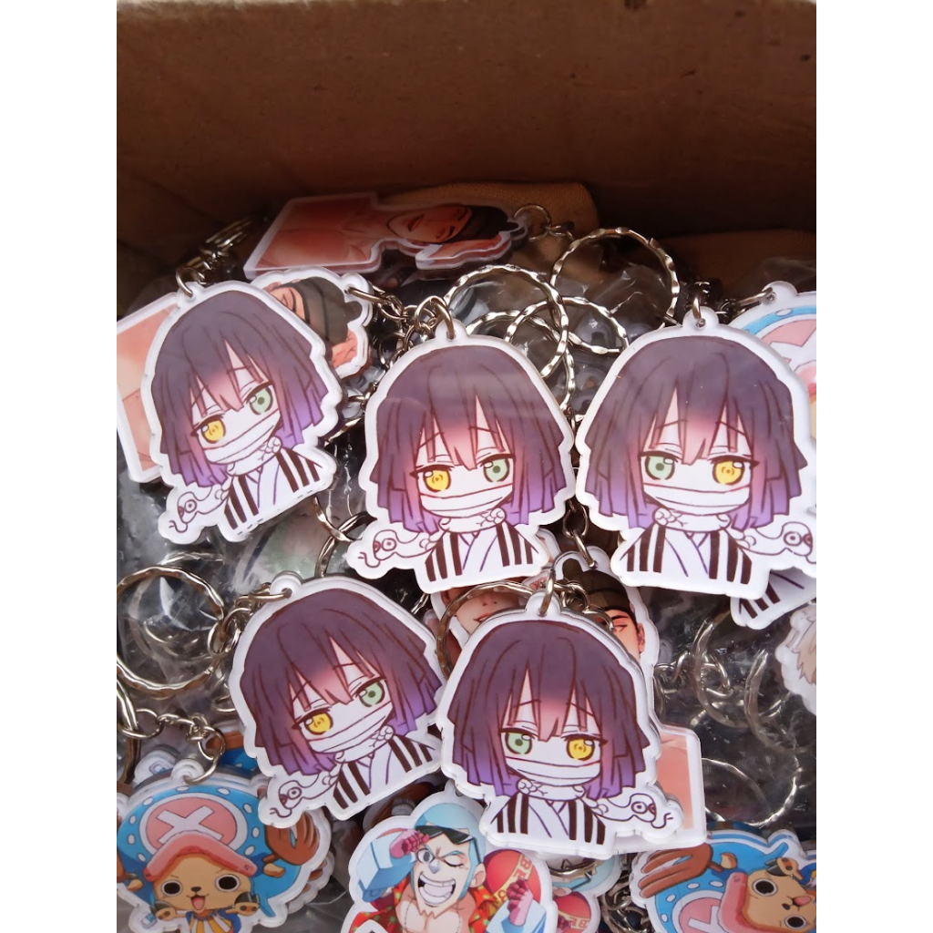 Snake Pillar character mica keychain – Iguro Obanai | Shopee Philippines