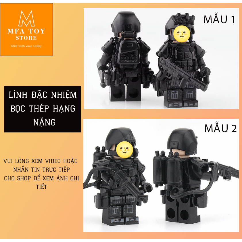 Swat army assembly toy, assembly toy model - Heavy armored special ...