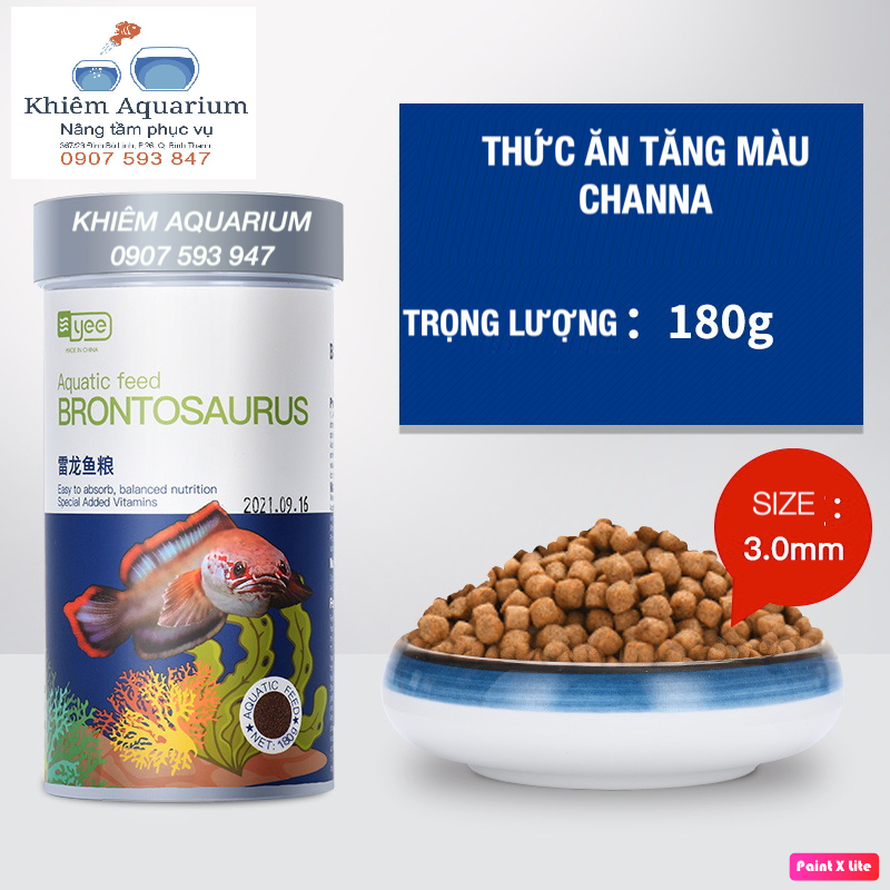 Yee Brontosaurus Bran - Specialized color enhancing food for Ornamental ...