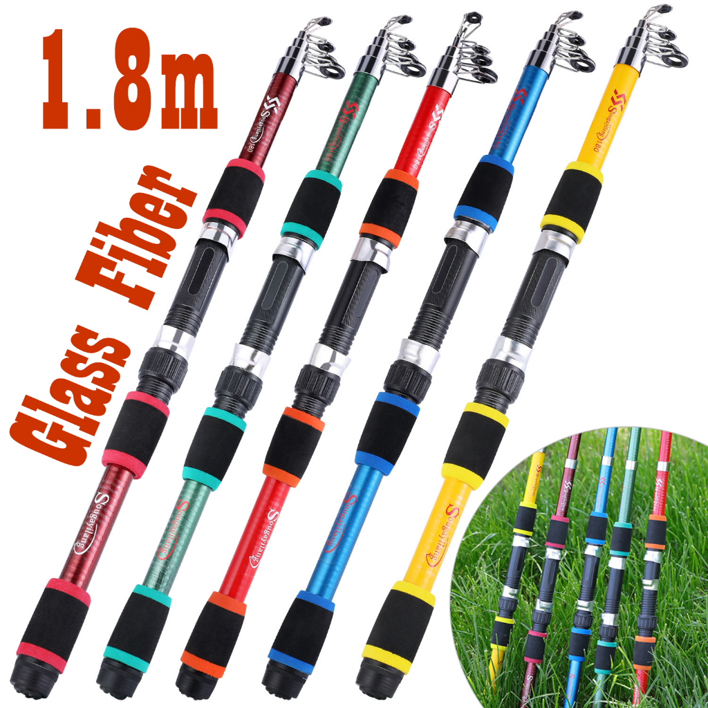 Sougayilang Tornado Fishing Rod 1.8M Carbon Fiber Fishing Rod Telescope ...