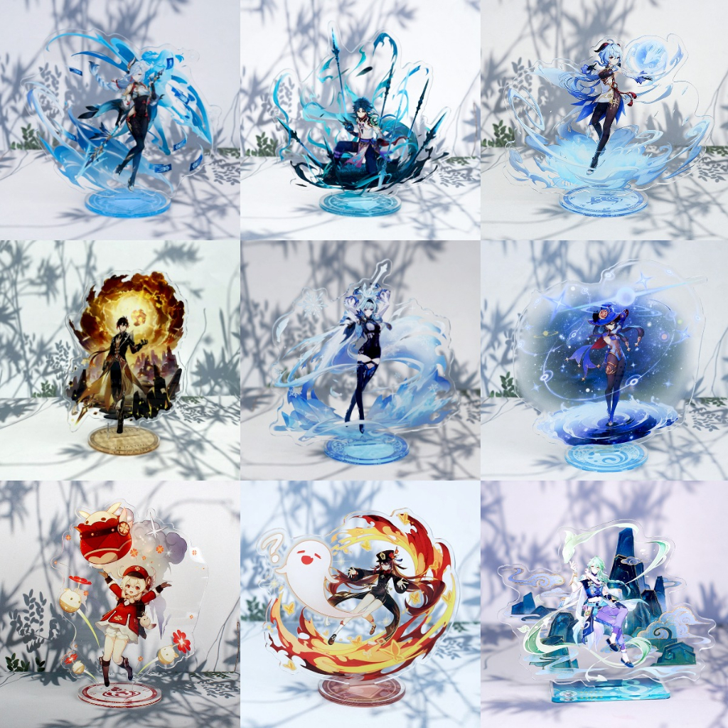 Mica Standee anime Statue Genshin Impact MONDSTADT LIYUE Ganyu Zhongli ...