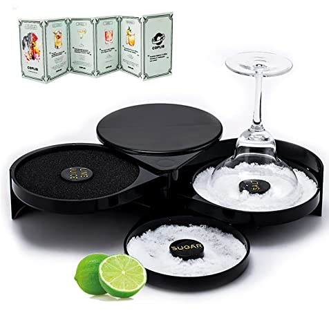 Salt Rim Box - Spice Border Box - Salt Edge Box / 3-Compartment Sugar ...