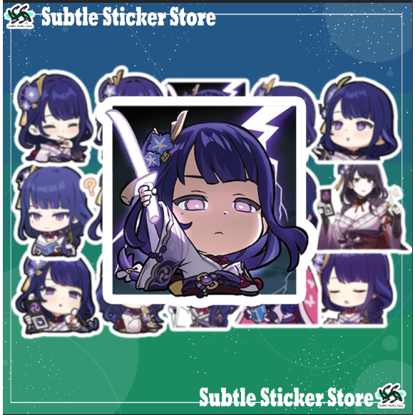 [Genshin Impact] - Set Of 10 / 15 Stickers Ei-Raiden Shogun Stickers ...