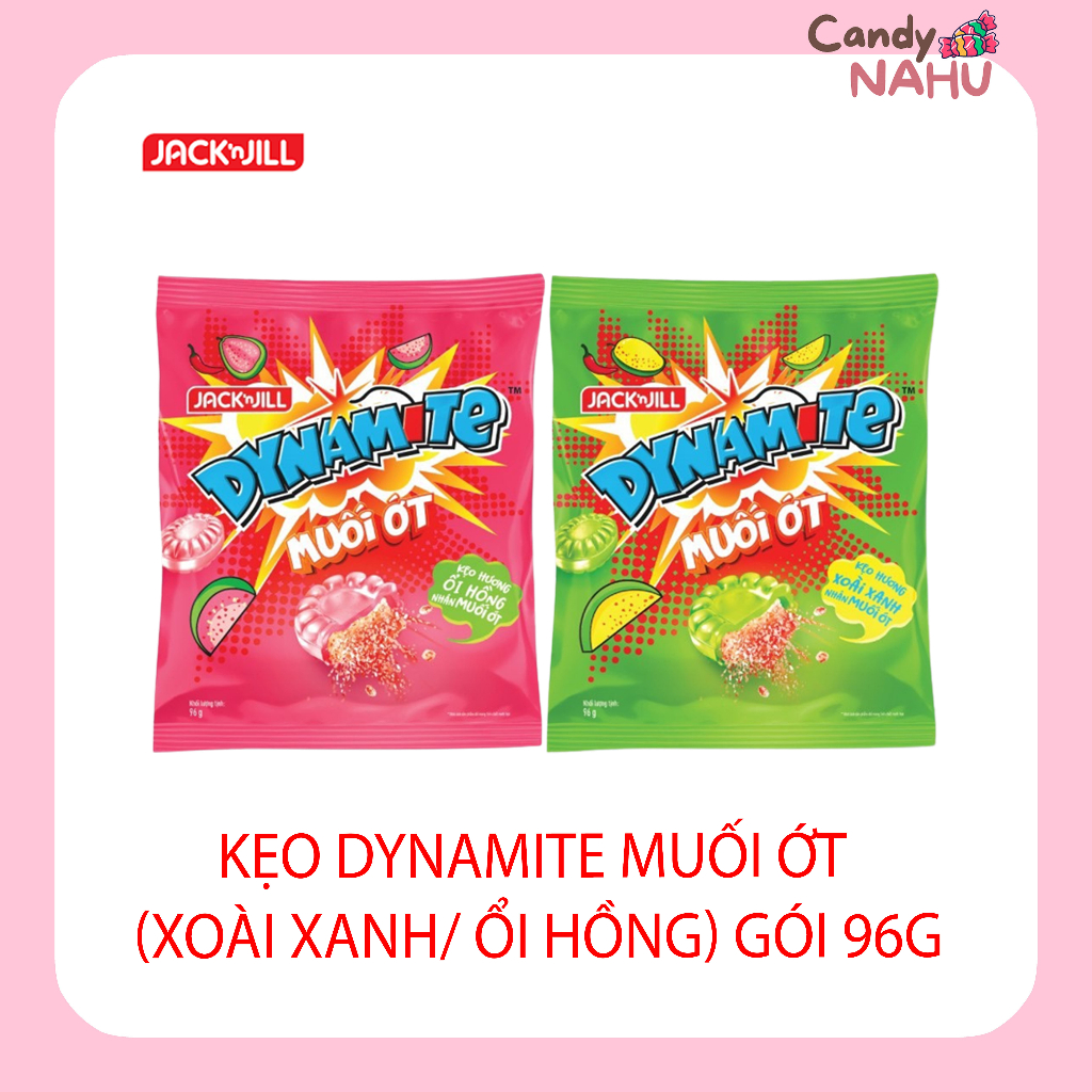 Dynamite Salt Chili Candy (Green Mango / Pink Guava) 96g Pack | Shopee ...