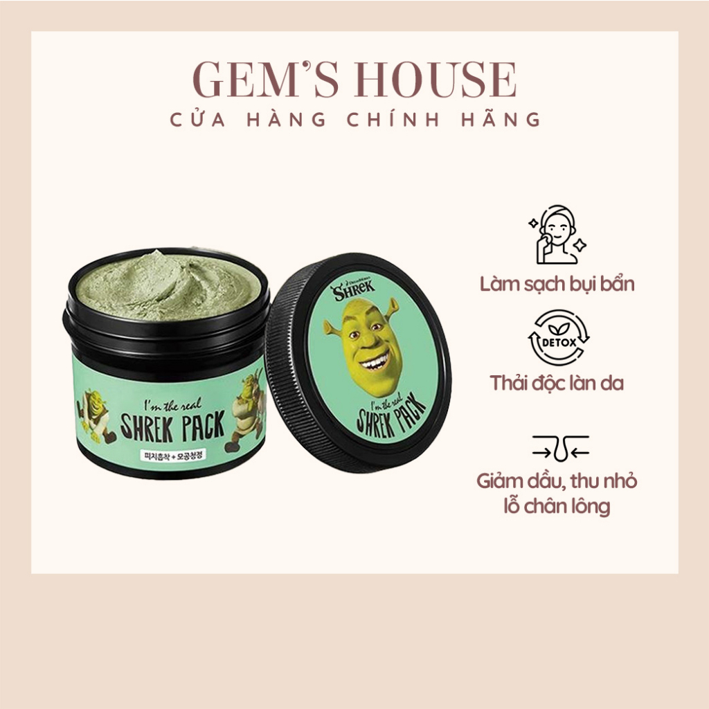 Shrek PACK Vegetable Peppermint Mask | Shopee Philippines