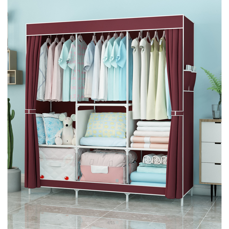 High-class Cloth Wardrobe With 3 Compartments 8 Compartments ...