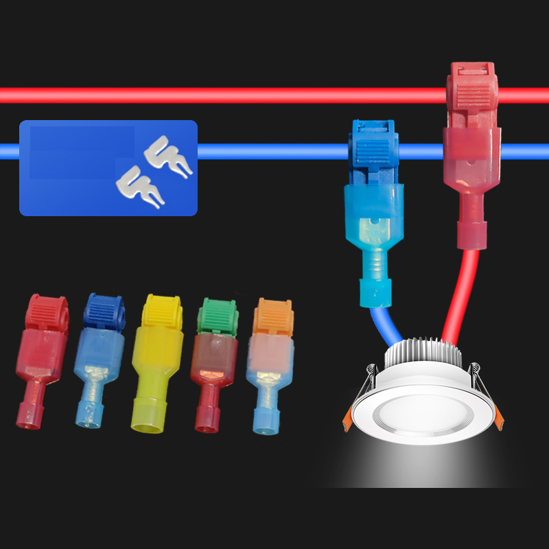 50 sets of branched T-shaped electrical wire connectors - T plugs ...