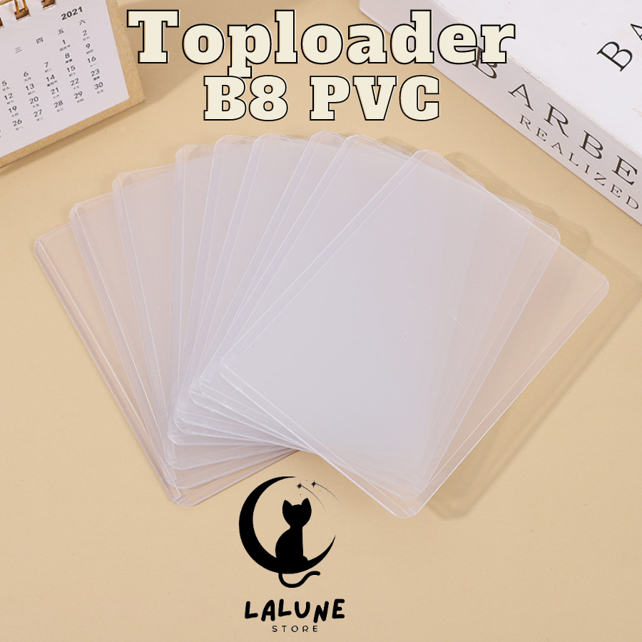 Toploader B8 vertical seal with 2 sides of sturdy PVC plastic to hold ...