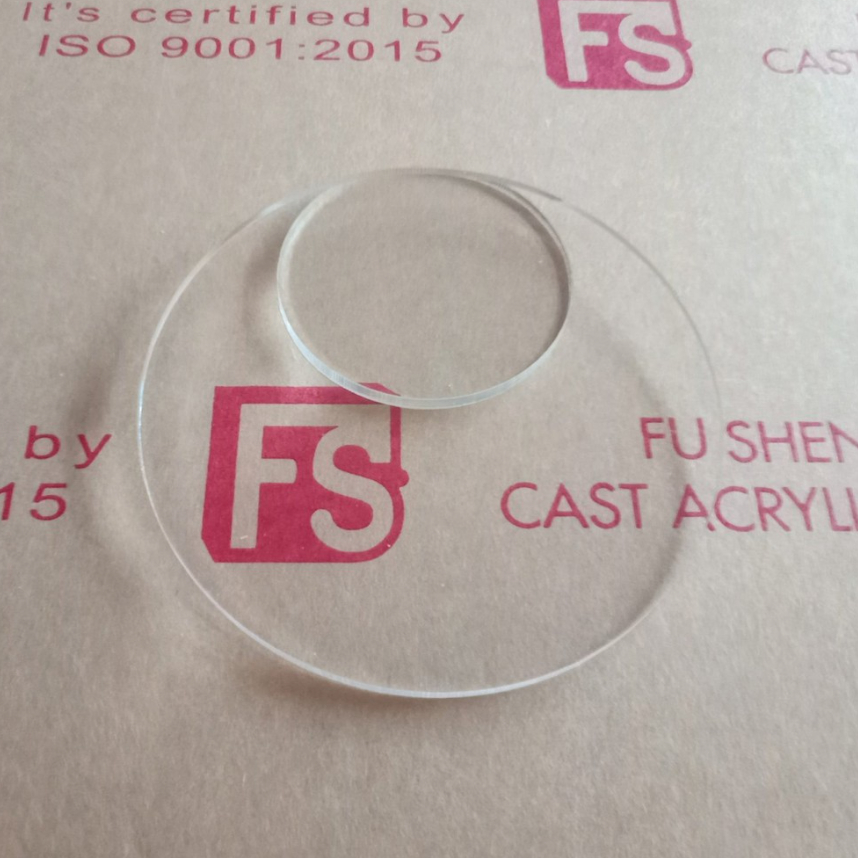 2mm thick round transparent mica, Taiwanese mica, accept mica laser ...