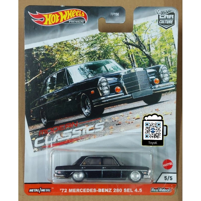 Toysk static model car 72 Mercedes-Benz 280 SEL 4.5 hotwheels Premium ...