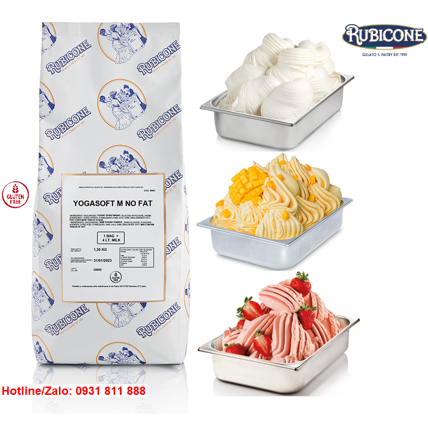 Rubicone Yogasoft M No Fat - Fresh ice cream powder, milk-flavored ...