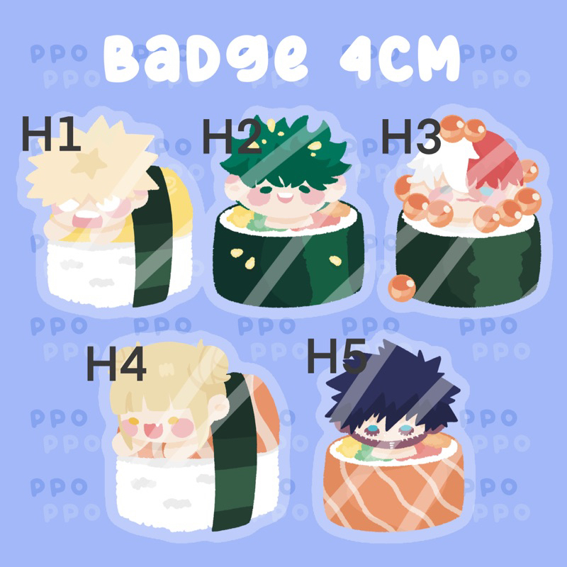 Ppo | Mha Pin Badge 4cm | Shopee Philippines