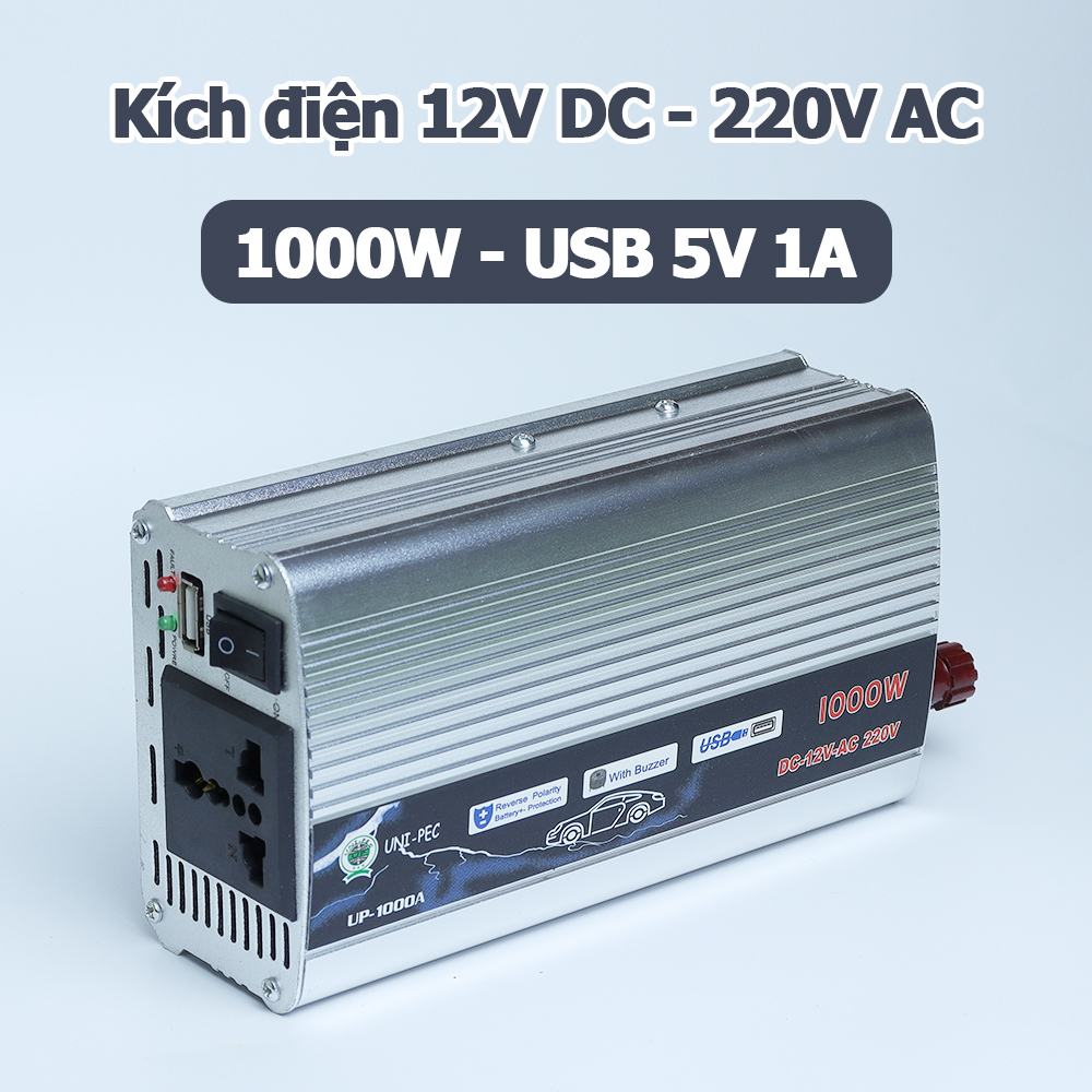 1000w electric starter converts 12V DC to 220V AC inverter UP-1000A ...