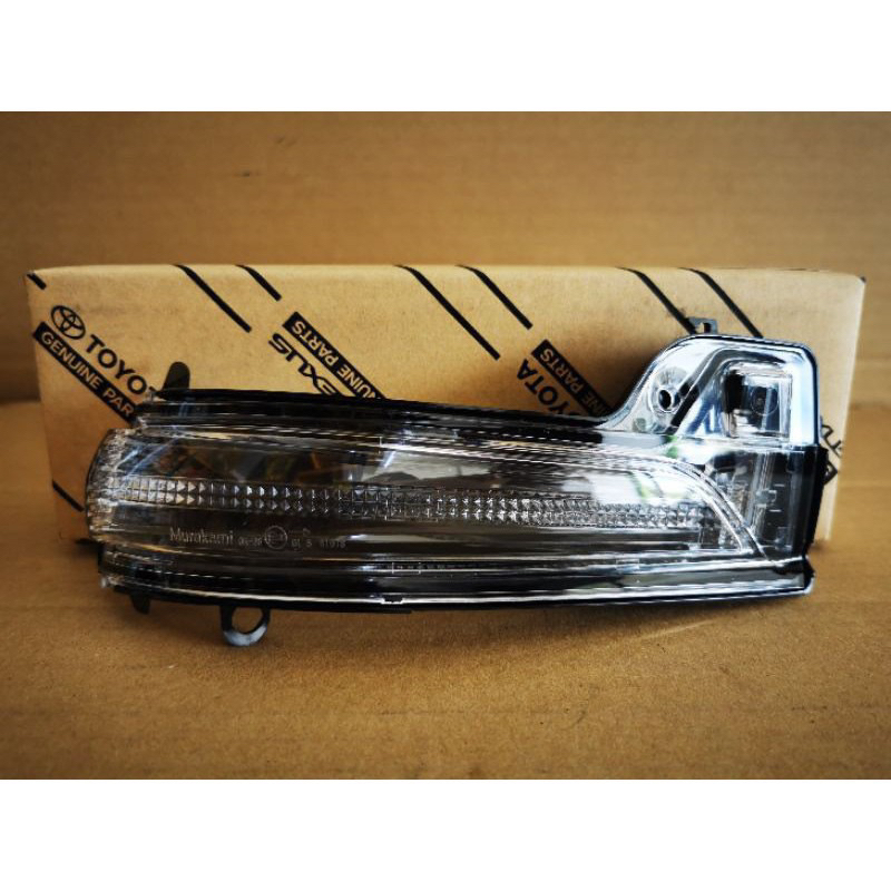 Toyota INNOVA FORTUNER HILUX 2016-2022 BLACK LED MIRROR Turn Signal ...