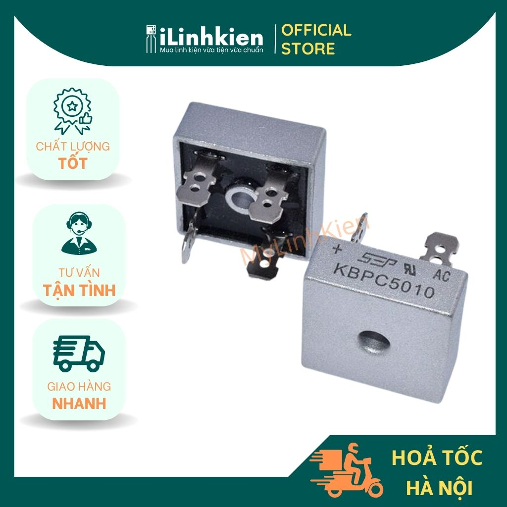 Kbpc5010 Diode bridge 50A 1000V DIP-4 genuine SEP high quality copper ...