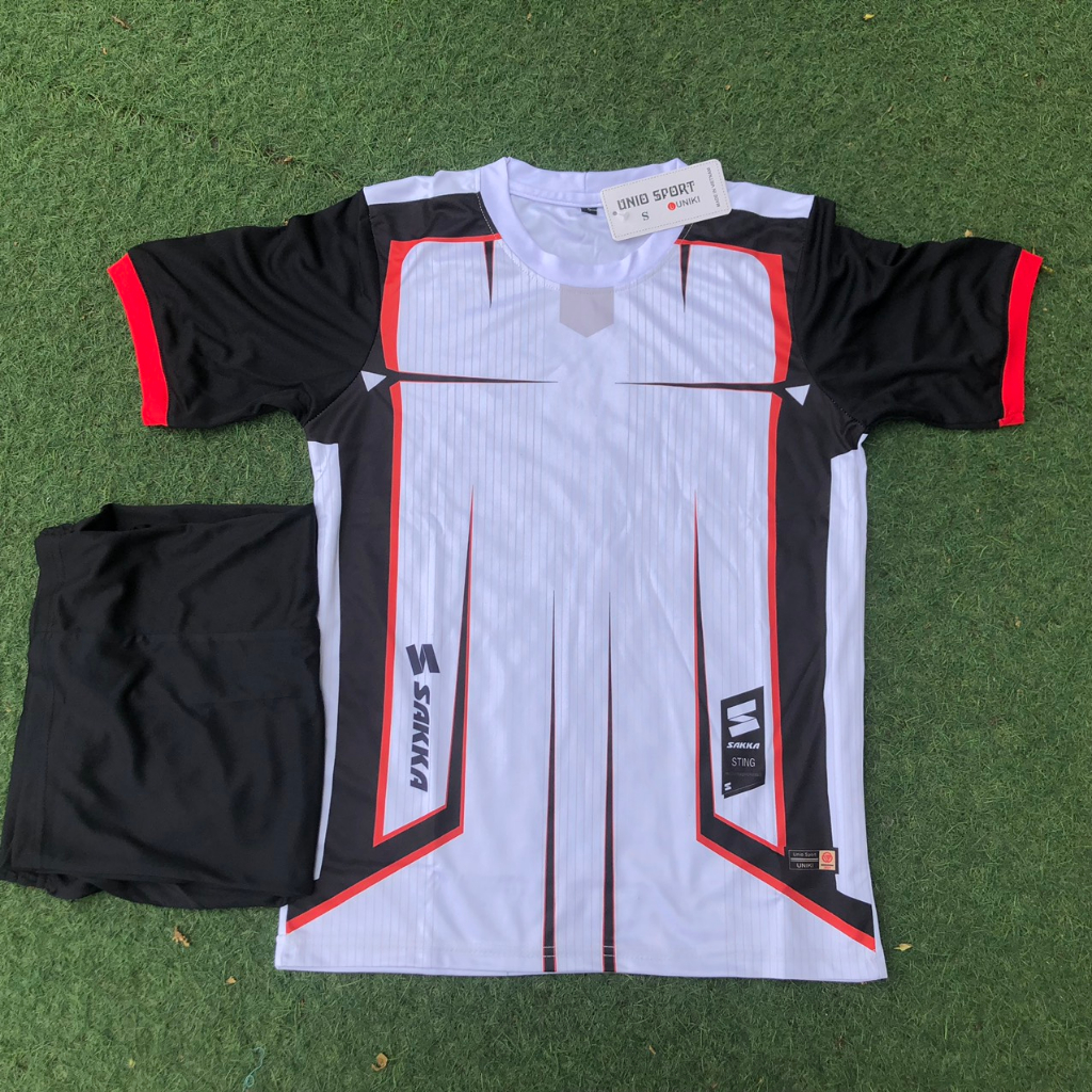 [KLOG-T-sakak] Sakka white logo-free football and soccer uniforms ...