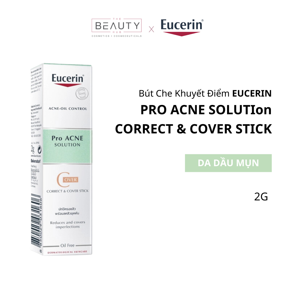 Eucerin Concealer Pen for Acne Skin ProAcne Solution Cover Stick 2g ...