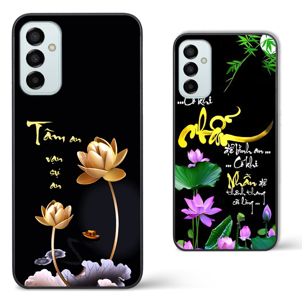 Samsung M23 5G case with calligraphy image of peace of mind and peace ...