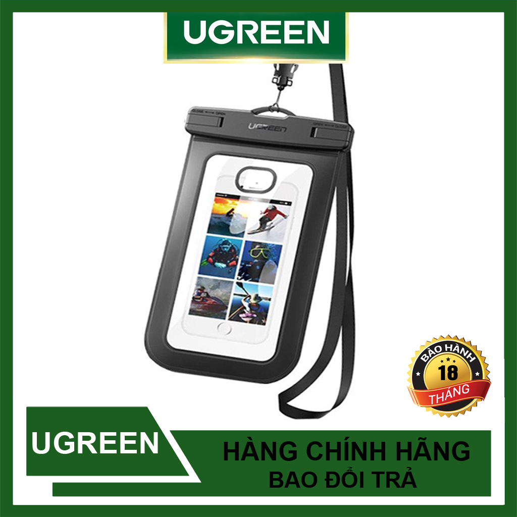 Ugreen 50919 waterproof phone bag IPX 8 standard (4>6.5inch screen ...