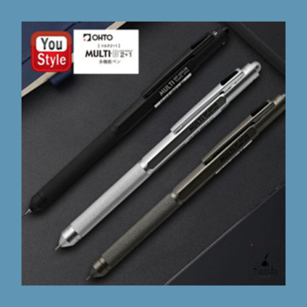 Ohto MULTI-FUNCTIONAL PEN 2+1 MF-20K3B | Shopee Philippines