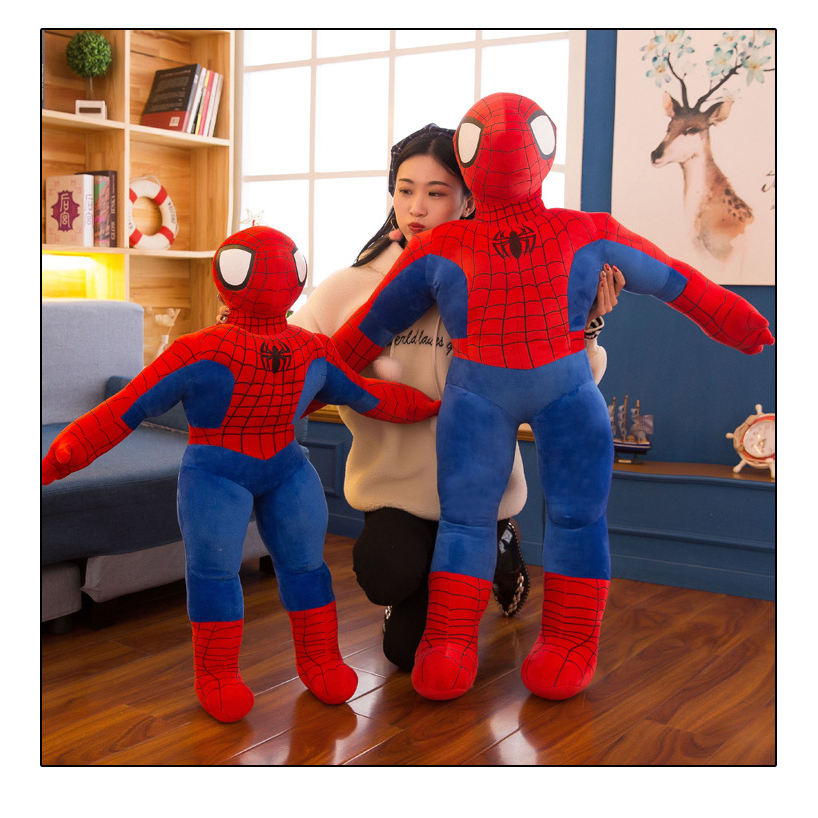 Spider-man TEDDY BEAR SPIDER-MAN STUFFED ANIMALS IN ALL SIZES | Shopee ...
