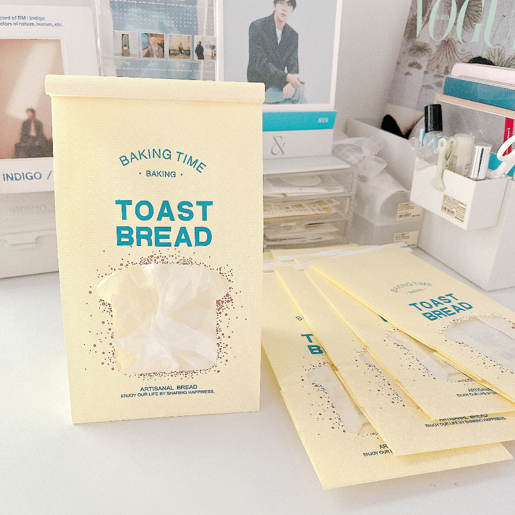 Set of 3 Toast Bread paper bags | Shopee Philippines