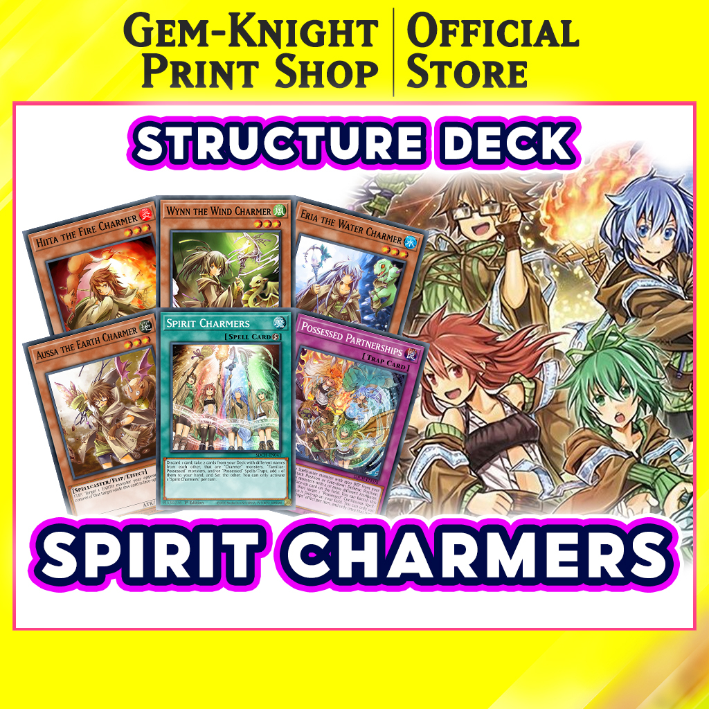 [Printed Cards] Yugioh Deck - Structure Deck: Spirit Charmers | Shopee ...