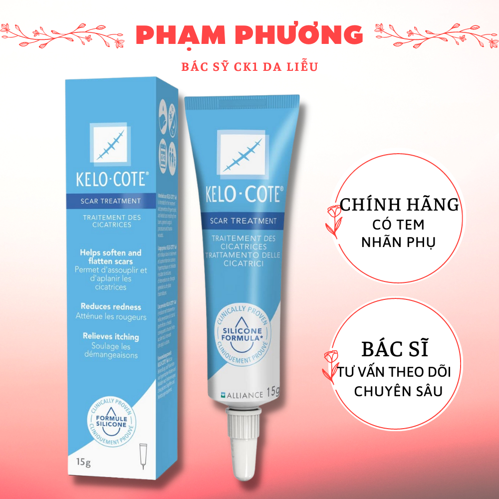 [GENUINE] Kelo Cote scar reduction cream 6g / 15g reduces keloid scars ...
