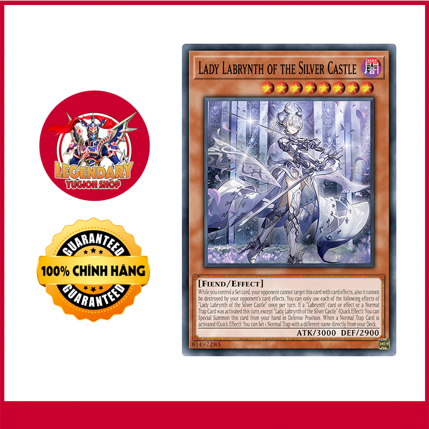 [Original Yugioh Card] Lady Labrynth of the Silver Castle | Shopee ...