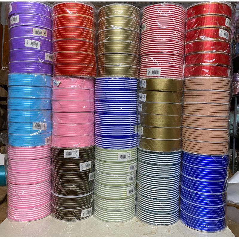 Soft plastic Thai ribbon 3cm x 50m to make a standing bow | Shopee ...