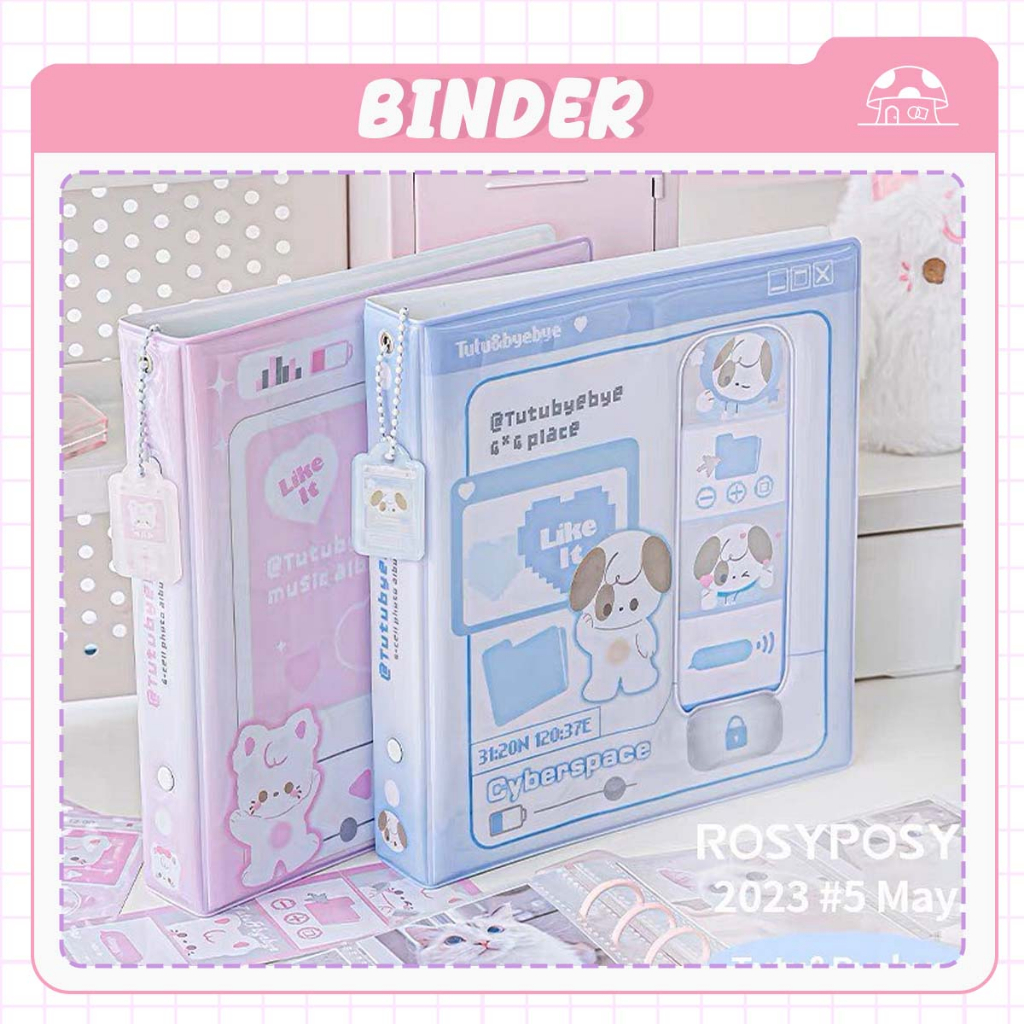 Tutubye Binder - RosyPosy Binder - Binder A5 With 2 Super Cute Non ...