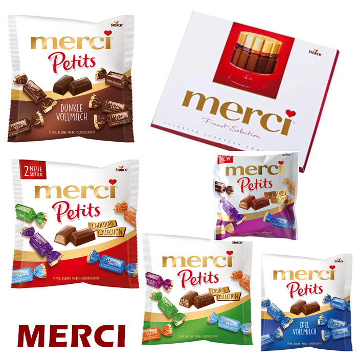 Merci Chocolate Collection 125g: Sweet Flavor From the German Heart ...